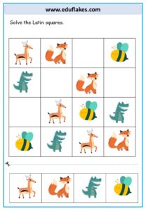 Solve The Latin Square - Eduflakes