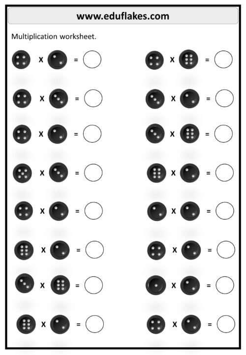 Grade 1 Multiplication Worksheets Free PDF Printable - Eduflakes