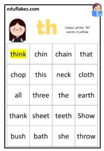 Consonants Digraph Free Worksheet Pdf - Eduflakes