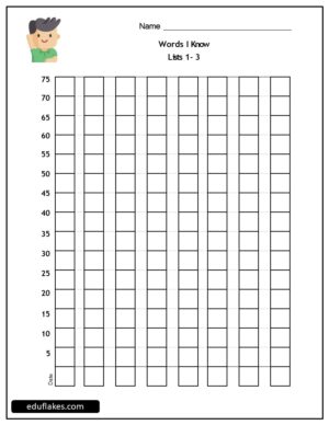 Sight word assessment template - eduflakes