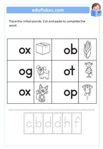 Free CVC Cut And Paste Activity - Eduflakes