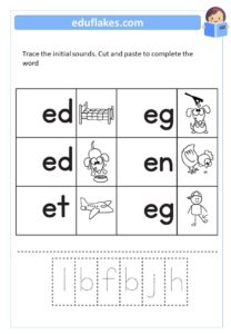 Free CVC Cut And Paste Activity - Eduflakes