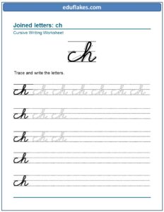 Cursive Letters Join - Eduflakes