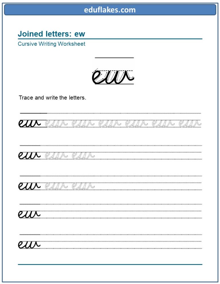 Cursive letters join - eduflakes