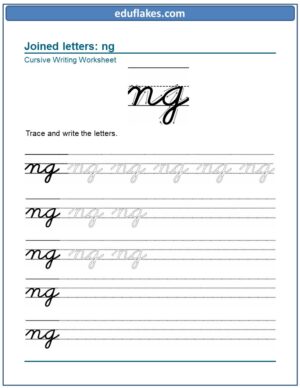 Cursive letters join - eduflakes