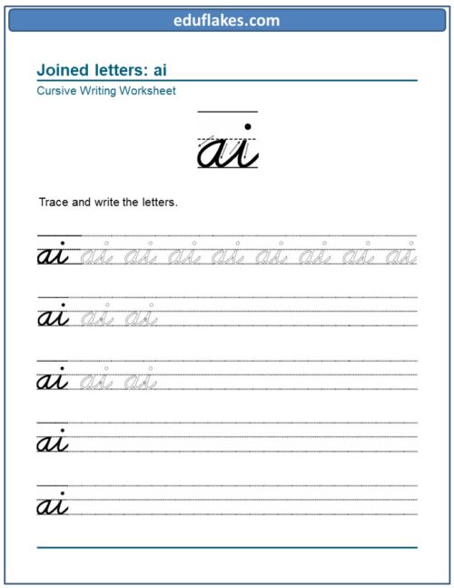 Cursive Letters Join - Eduflakes