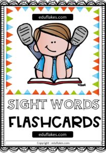Dolch Sight Word Flashcard - Eduflakes