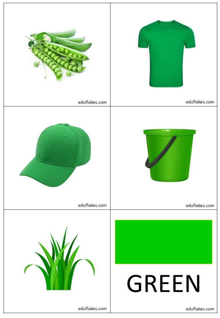 Color Matching Flashcards - Eduflakes