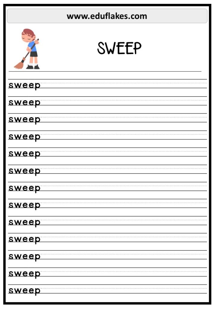 Action Verbs For Kids - Eduflakes