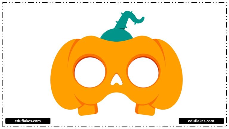 Halloween Masks For Kids Free PDF Printable - Eduflakes