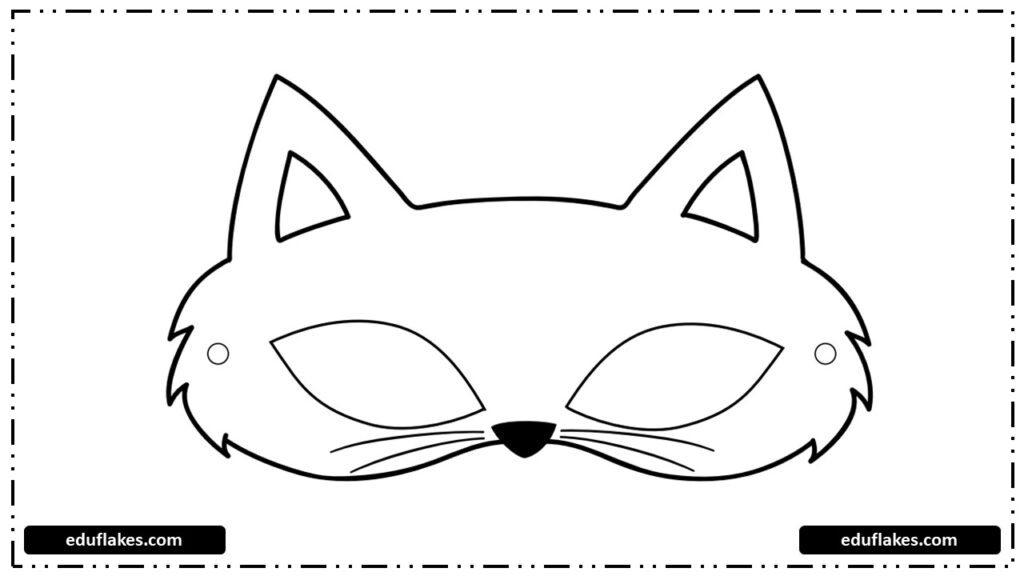 Halloween Masks For Kids Free PDF Printable - Eduflakes