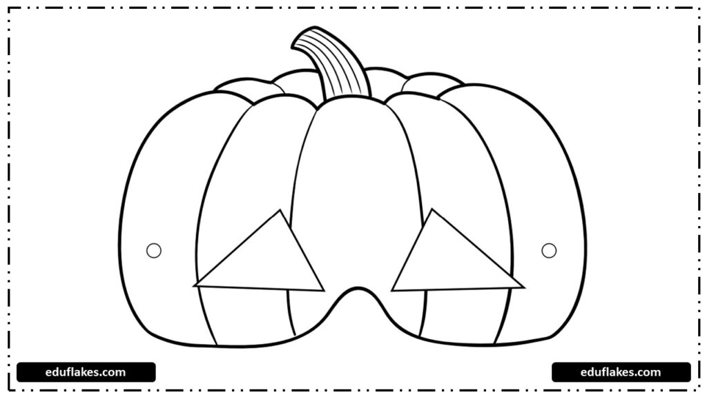 Halloween Masks For Kids Free PDF Printable - Eduflakes