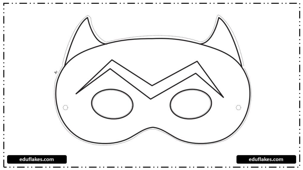 Halloween Masks For Kids Free PDF Printable - Eduflakes