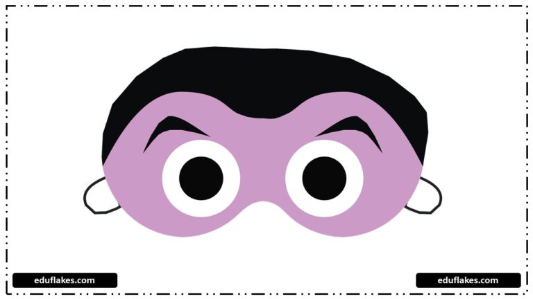Halloween Masks For Kids Free PDF Printable - Eduflakes