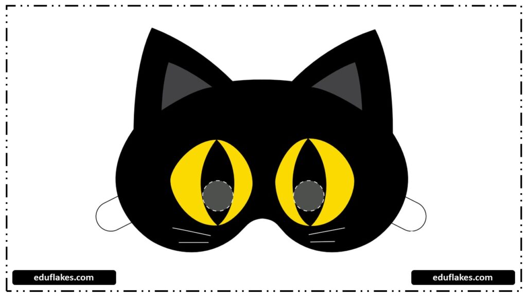 Halloween Masks For Kids Free PDF Printable - Eduflakes
