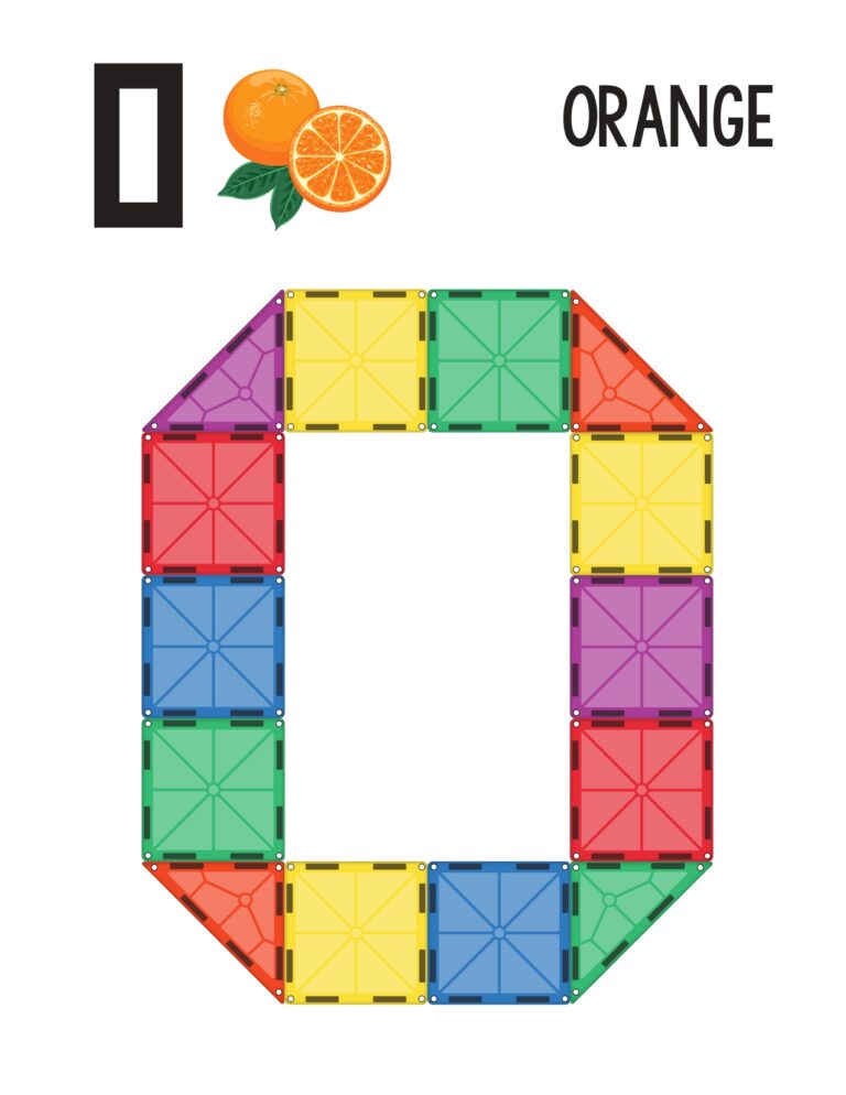 Magna Magnetic Tiles Alphabet Cards - Uppercase - Eduflakes