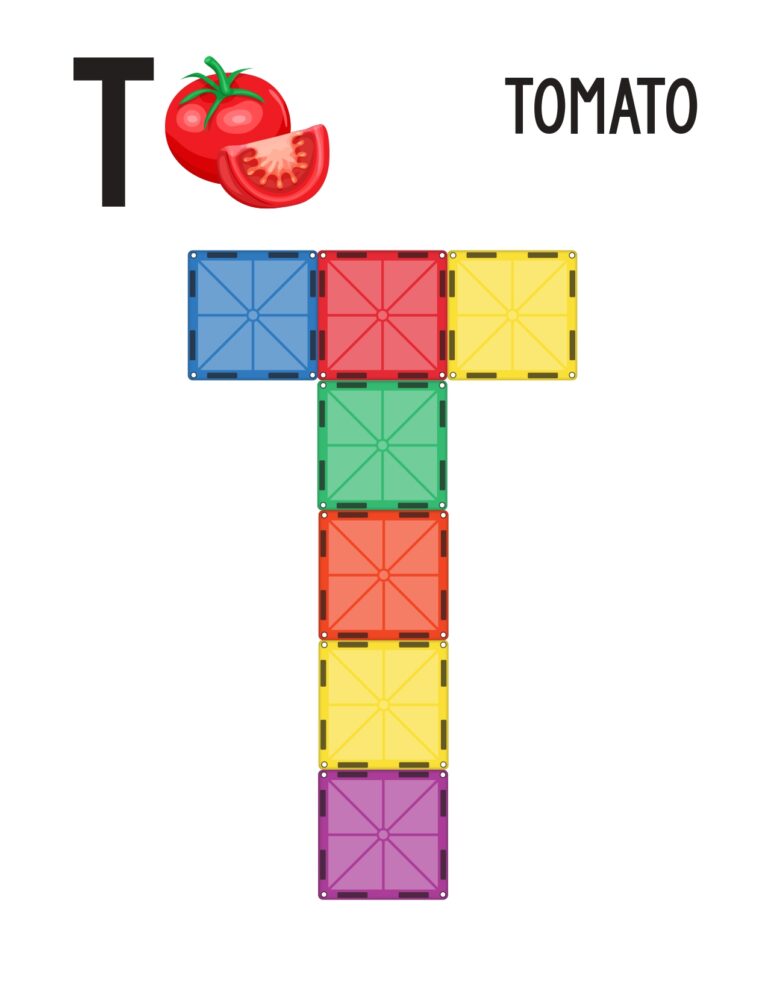 Magna Magnetic Tiles Alphabet Cards - Uppercase - Eduflakes