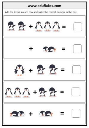 Free Grade 1 Addition PDF Worksheets - eduflakes