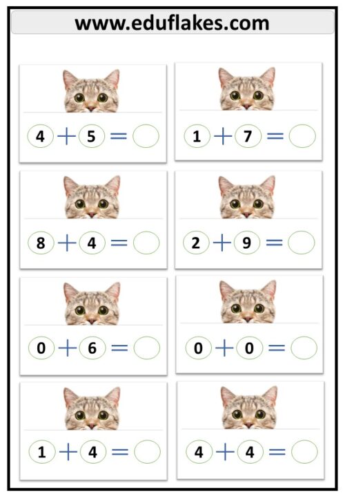 Free Grade 1 Addition PDF Worksheets - Eduflakes