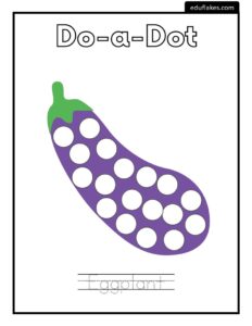 Do A Dot Vegetables Free Pdf Printable - Eduflakes