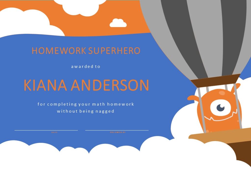 Preschool Kindergarten Certificate Diploma Free Editable Powerpoint ...