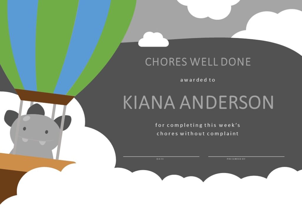 Preschool Kindergarten Certificate Diploma Free Editable Powerpoint ...