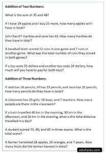 Math Olympiad Sample Questions Grade 1 - Eduflakes