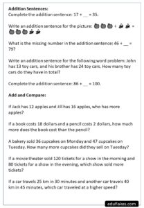 Math Olympiad Sample Questions Grade 1 - Eduflakes