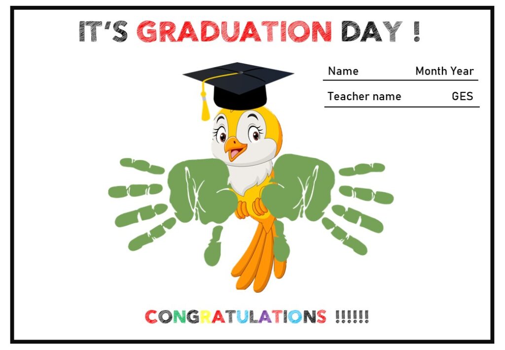 Preschool Kindergarten Certificate Diploma Free Editable Powerpoint ...