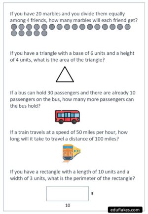 Math Olympiad Sample Questions Grade 1 - Eduflakes