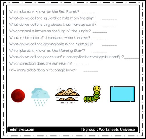 General Knowledge Questions And Answers For Grade 1 And Grade 2 Free ...