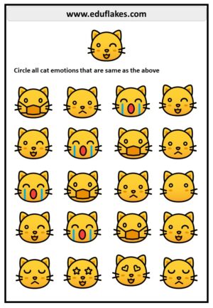 Kindergarten Visual Perception Worksheets - eduflakes