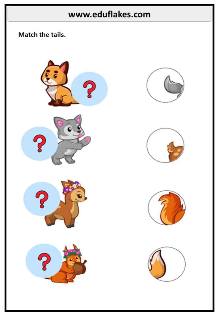 Kindergarten Visual Perception Worksheets - Eduflakes