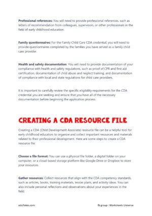 CDA Handbook and 30 day preparation plan - eduflakes