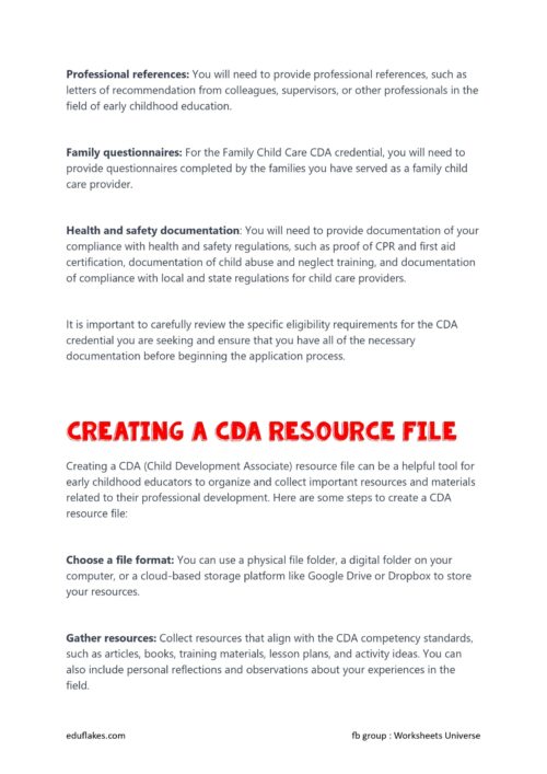 CDA Handbook And 30 Day Preparation Plan - Eduflakes