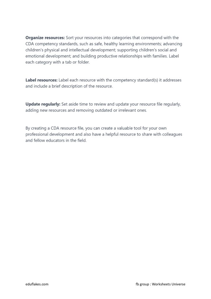 CDA Handbook And 30 Day Preparation Plan - Eduflakes