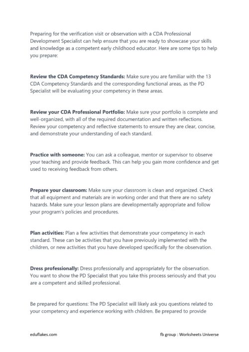CDA Handbook And 30 Day Preparation Plan - Eduflakes