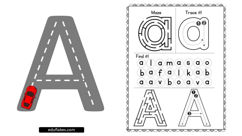 Kindergarten Transportation Unit - Alphabet Activity - Eduflakes