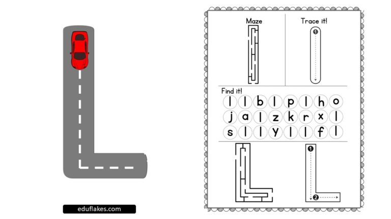 Kindergarten Transportation Unit - Alphabet Activity - Eduflakes