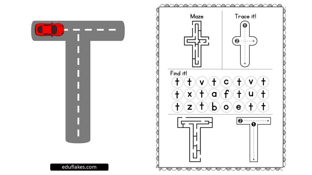 Kindergarten Transportation Unit - Alphabet Activity - Eduflakes