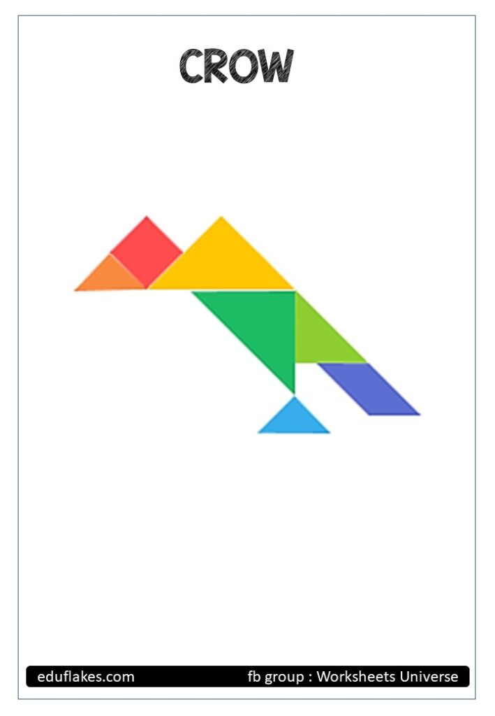 Kindergarten Tangram Animal Mat - Eduflakes