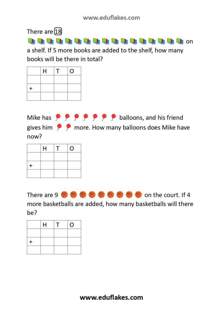 100 Addition Word Problems For Grade 2 - Eduflakes