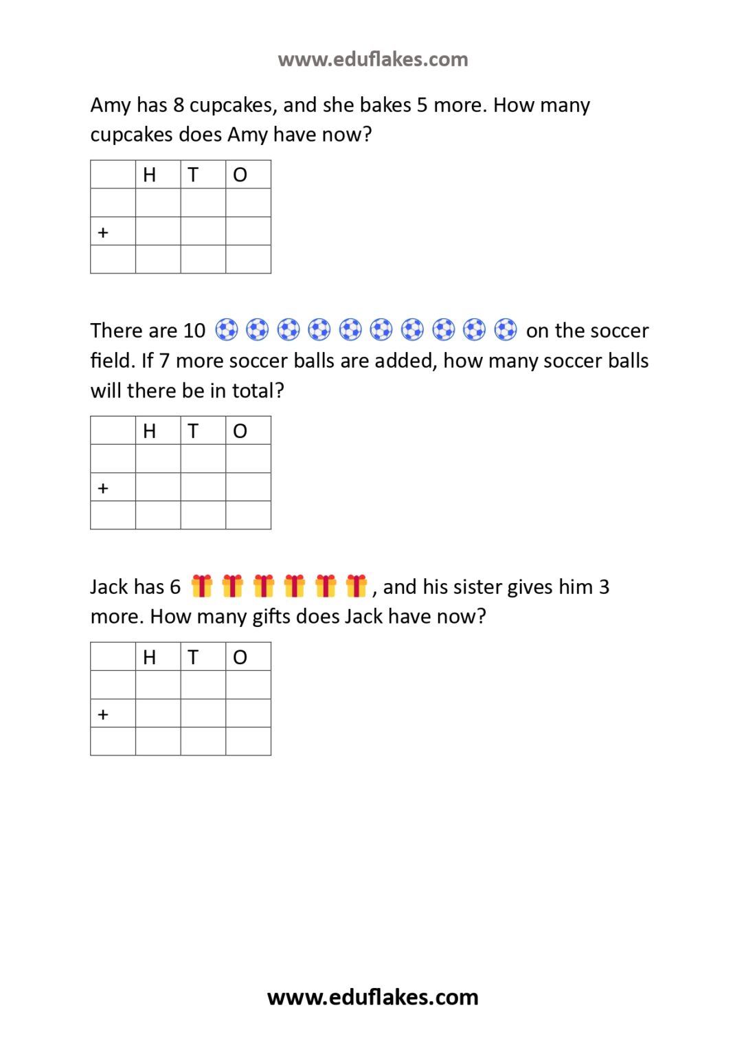 100 Addition Word Problems For Grade 2 - Eduflakes