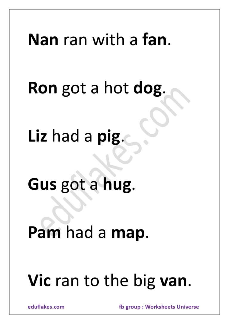 Free CVC Digraphs Blends Complete Words List Pdf - Eduflakes