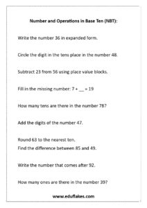 Grade 2 Math Olympiad Practice Free Worksheets - Eduflakes