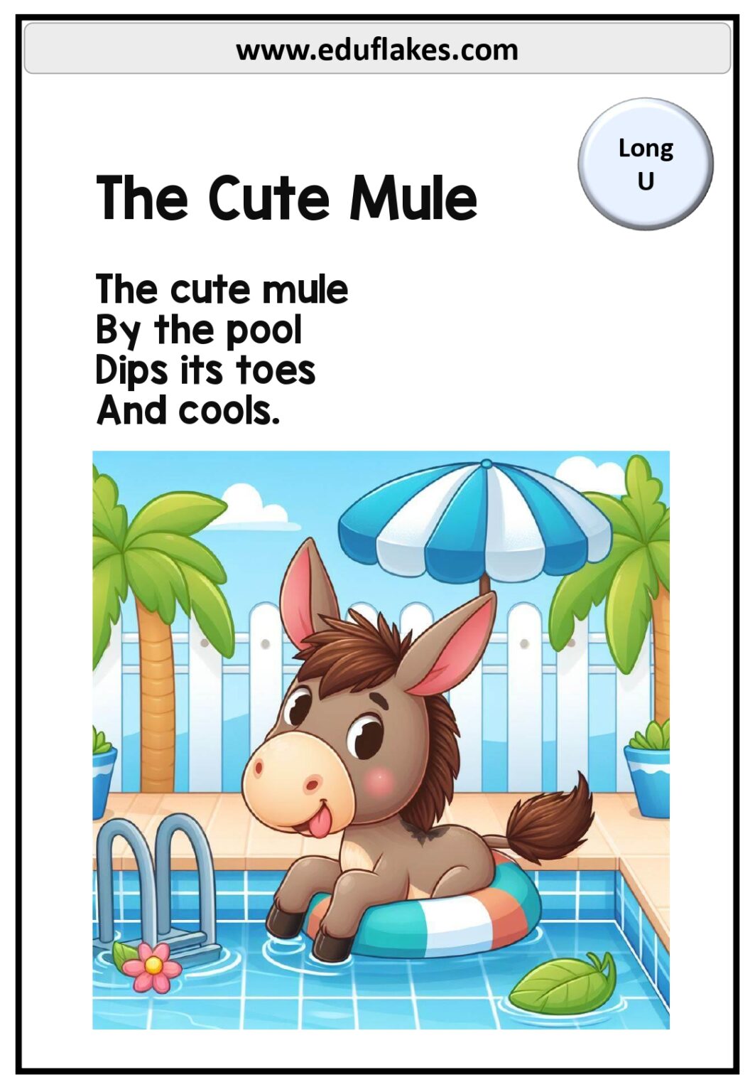 Free Phonics Poems For Kindergarten Kids - Eduflakes