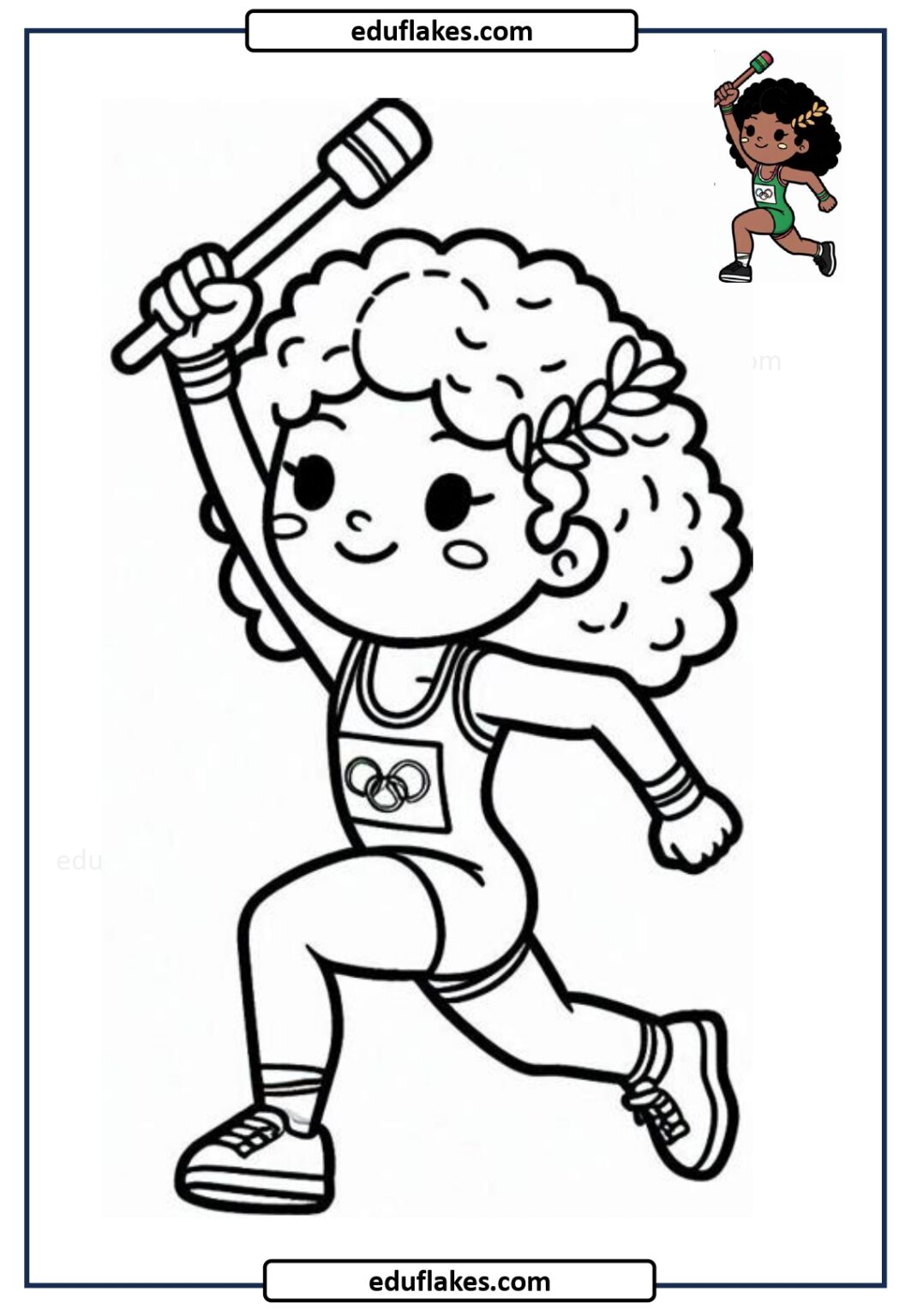 Olympics Worksheets And Printables Free PDF - Eduflakes