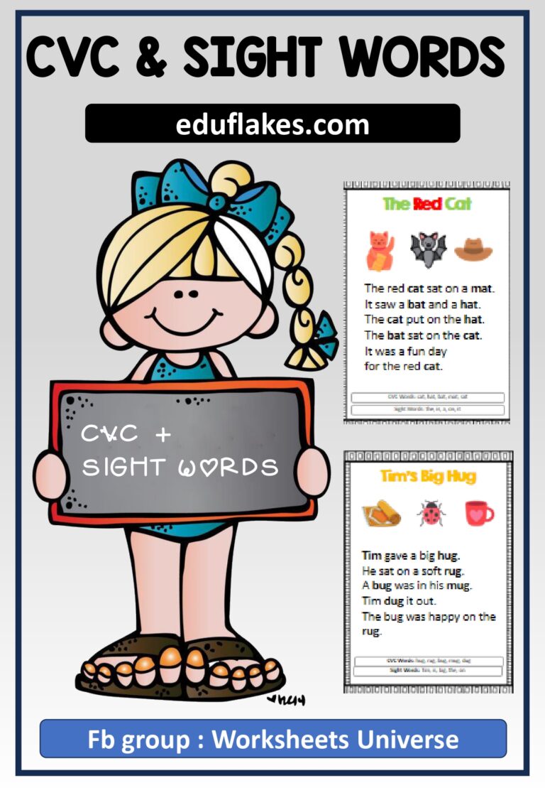 Christmas CVC And Sight Word Reading Activities For Kindergarten ...