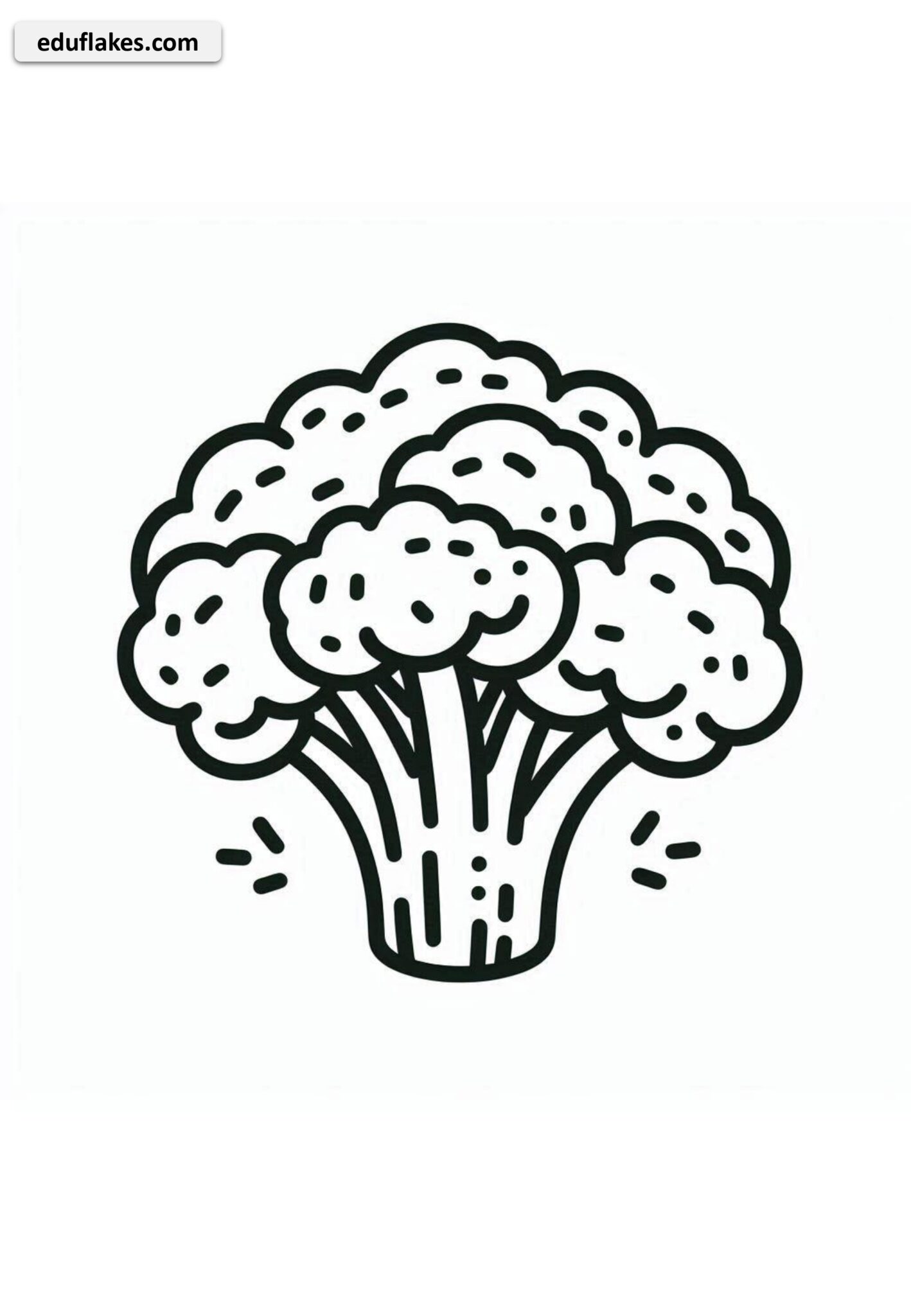 Kindergarten Coloring Activity Printable Vegetables Free - Eduflakes