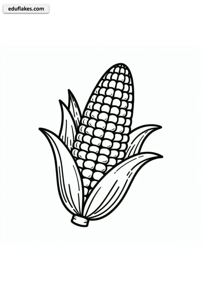 Kindergarten Coloring Activity Printable Vegetables Free - Eduflakes